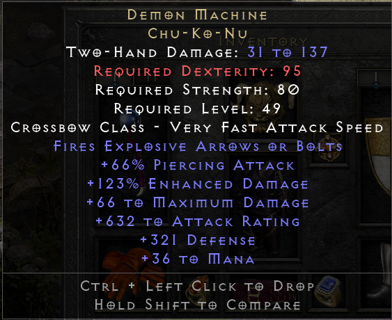 Trade: Demon Machine • diablo2.io